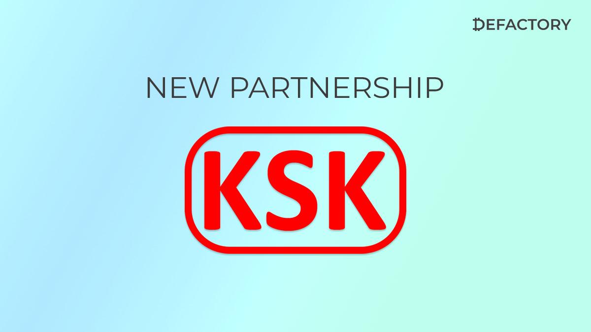 ⚙️ KSK joins DeFactory